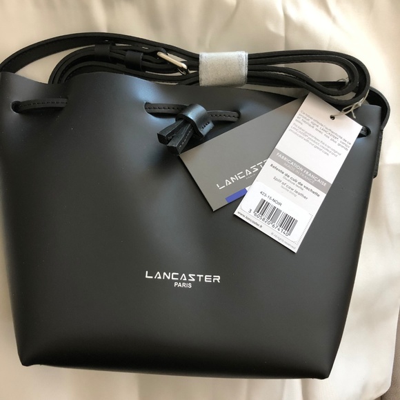 Lancaster | Bags | Lancaster Paris Pur Smooth Mini Leather Bucket Bag ...